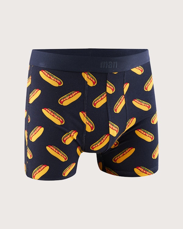 Blå 1pk Classic boxer print | Herre