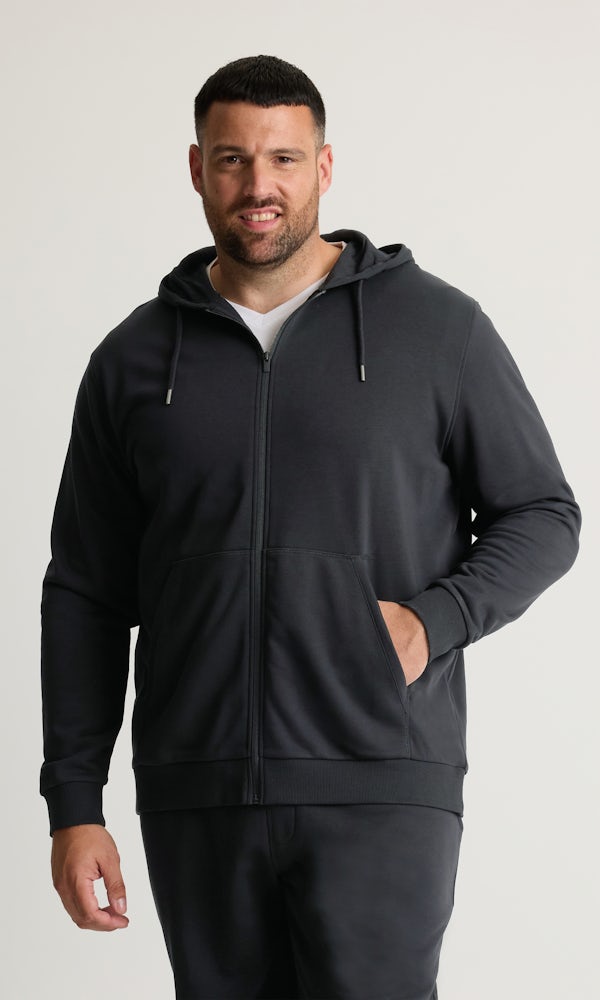 Musta Vetoketjuhuppari | Mies | Dressmann