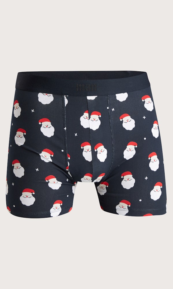 Navy 1pk Classic boxer print | Herre